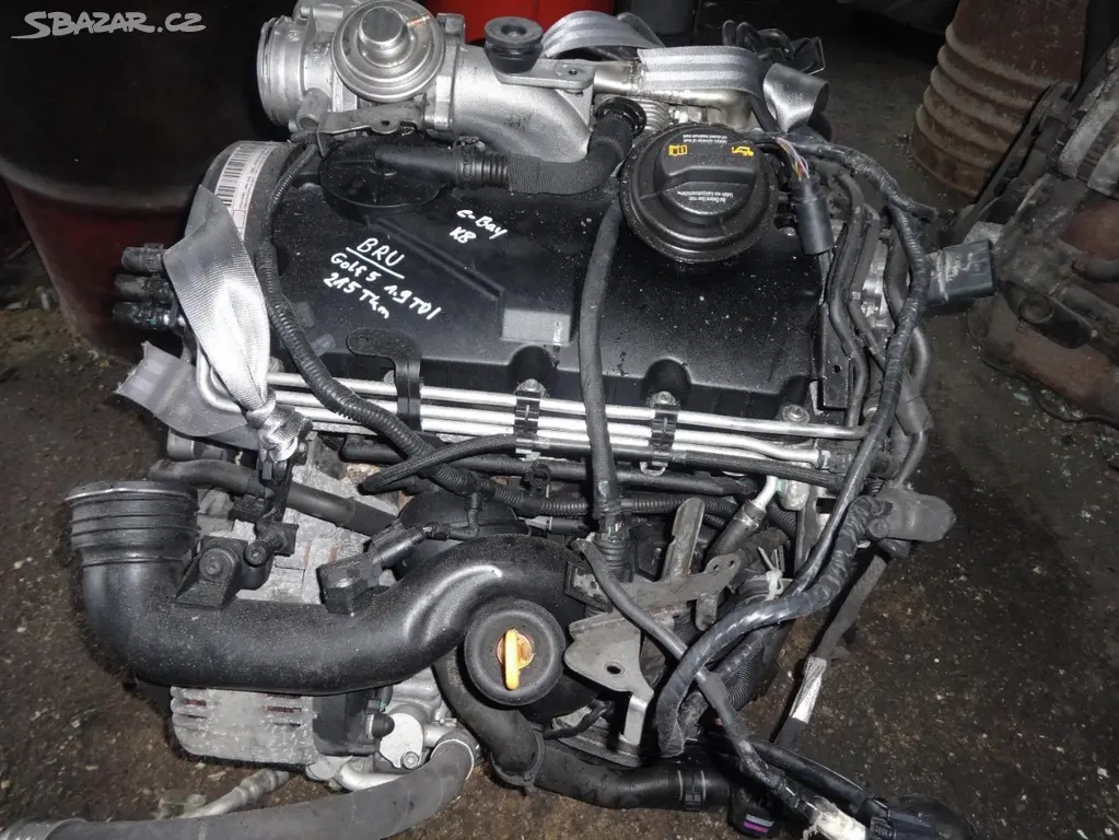 VW Golf 5 1.9 TDI motor BRU 66kW 1896ccm - Praha, Stodůlky - Bazar ...