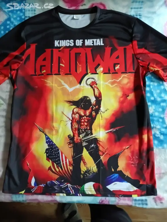 Manowar triko xxl polyester - Chýnov - Bazar - Sbazar.cz