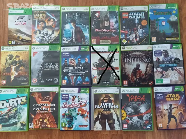 Prodám hry na XBOX 360 část 4 - Praha - Bazar - Sbazar.cz