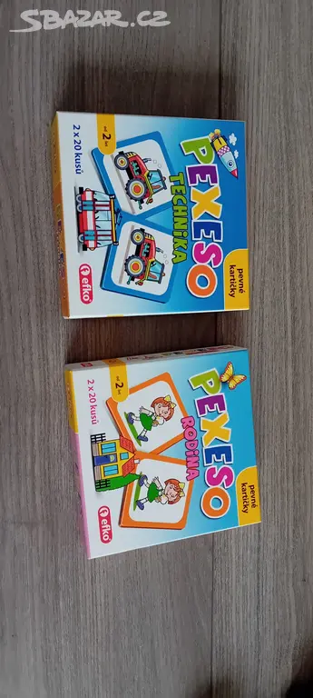 Pexeso rodina/technika efko - Jičíněves - Bazar - Sbazar.cz