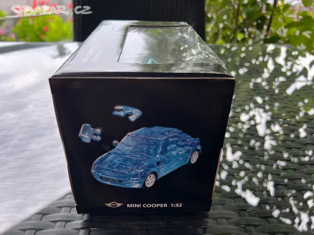 Nový Mini Cooper 1:32 3D Puzzle Car Blue - Plzeň - Bazar - Sbazar.cz