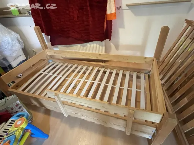 Postel masivní dřevo - Zbraslav - Bazar - Sbazar.cz