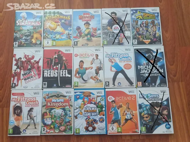 Prodám hry na nintendo Wii - Praha - Bazar - Sbazar.cz