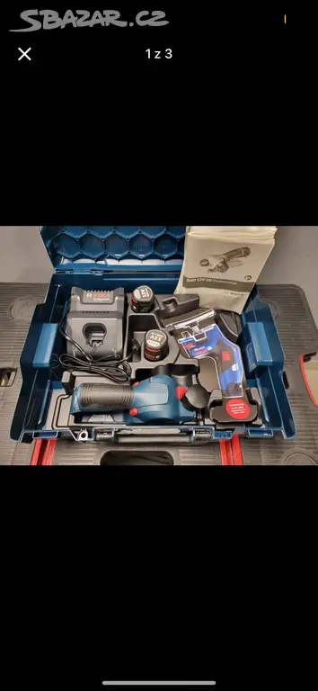 BOSCH Aku hoblík GHO 12V-20 Professional - Bukovec - Bazar - Sbazar.cz