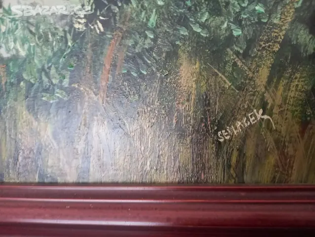 Obraz olej - Soběslav, Soběslav II - Bazar - Sbazar.cz