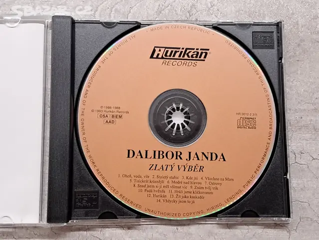 DALIBOR JANDA - Zlatý výběr - Plzeň - Bazar - Sbazar.cz