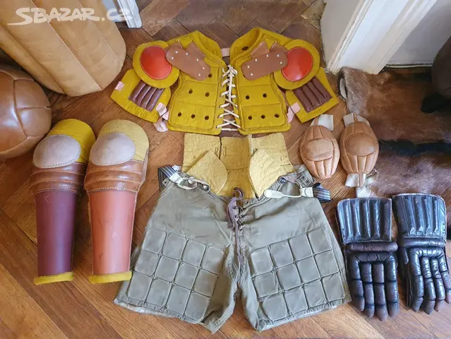 Staré kožené hokejové rukavice - Praha 5 - Bazar - Sbazar.cz