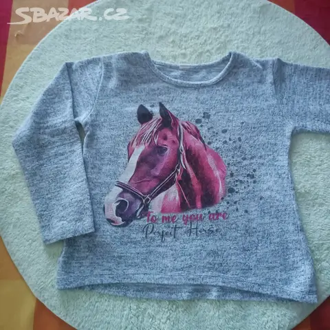 Dívčí mikyna 122/128/134 - Nová Ves - Bazar - Sbazar.cz