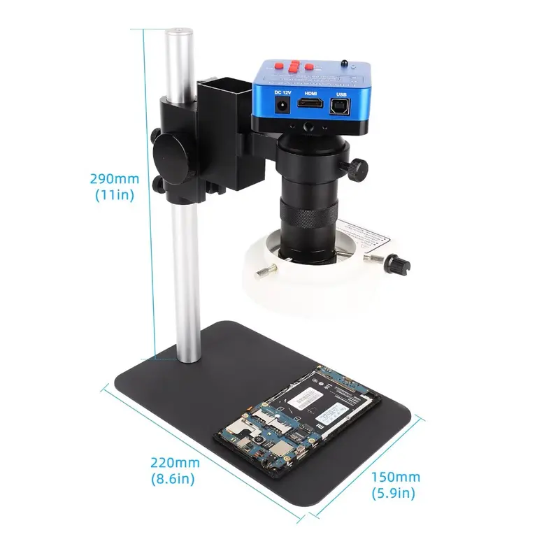 Digitální USB HDMI mikroskop 8- 130x, 38 Mpx - Praha 22 - Bazar - Sbazar.cz