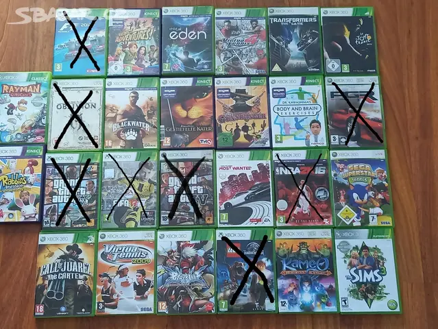 Prodám hry na XBOX 360 část 4 - Praha - Bazar - Sbazar.cz
