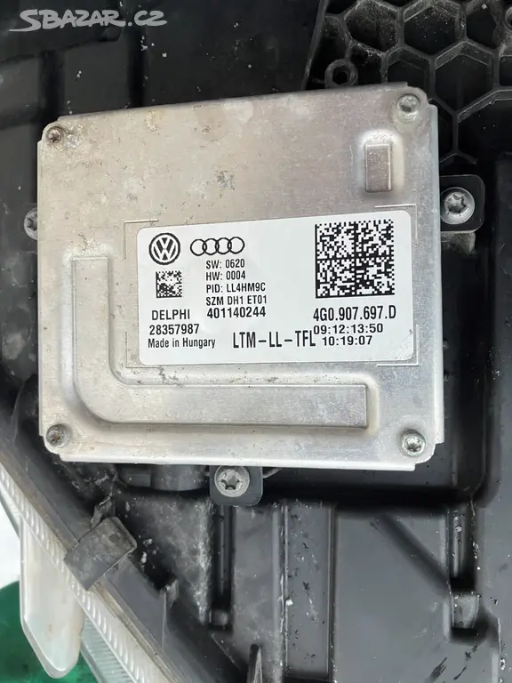 Řídící jednotka denního osvětlení 4G0907697D - Beroun, Beroun-Závodí ...