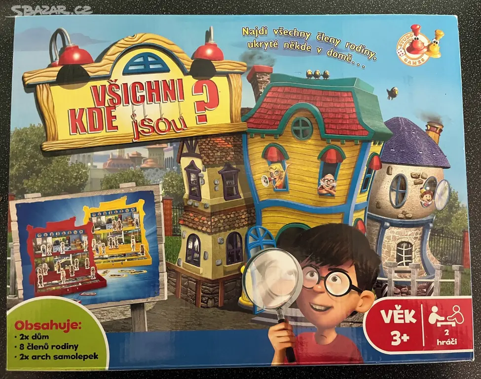 Stolní hra od 3 let - Kde jsou všichni? - NOVÁ - Praha - Bazar - Sbazar.cz