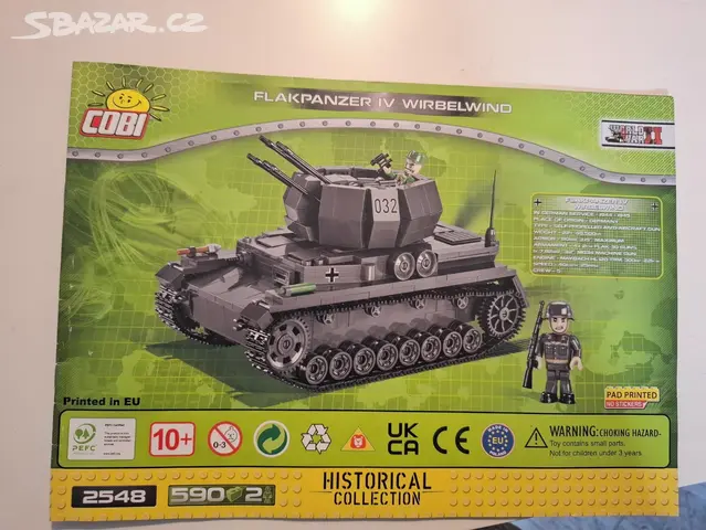 COBI 2548 FLAKPANZER IV Wirbelwind - Týnec nad Sázavou - Bazar - Sbazar.cz