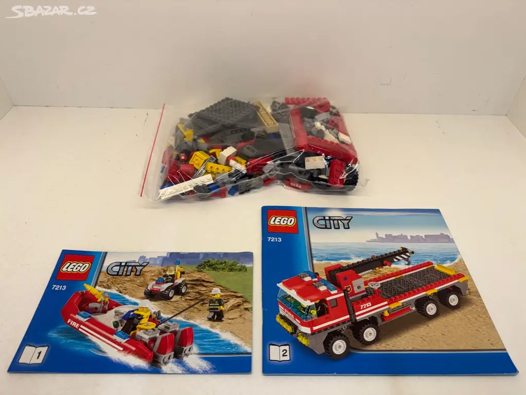 LEGO 7213 City - Terénní hasičský vůz a člun, - Kraslice - Bazar ...