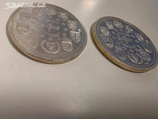 1oz medaile Dobré ráno Evropo 2ks stříbro 999 Euro - Hradec Králové ...