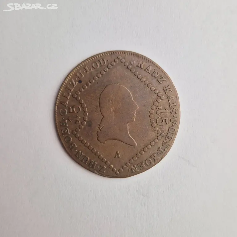 15 Krejcar František II. 1807 A - Most - Bazar - Sbazar.cz