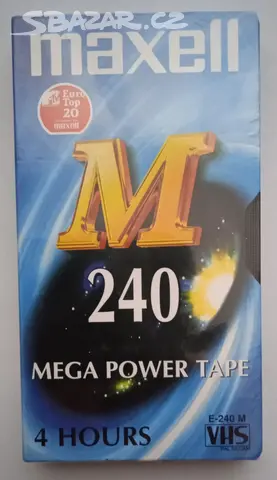 VHS MAXELL - videokazety NOVÉ - Kutná Hora, Sedlec - Bazar - Sbazar.cz