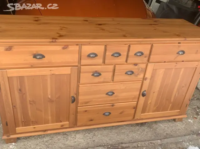 Ikea Markor velká komoda příborník masiv Leksvik - Praha 16 - Bazar ...