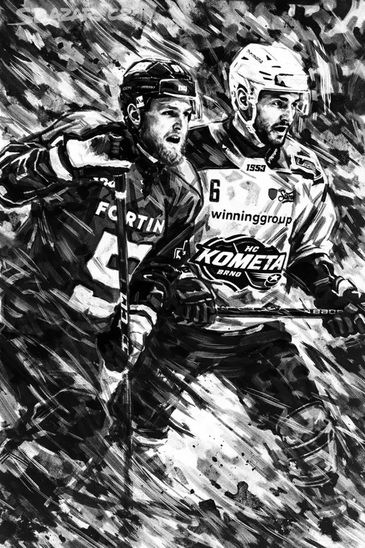 Cingel Lukáš - hokejista Kometa Brno - 30 x 21 cm - Veselí nad Moravou ...