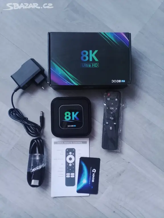 Android TV box Vontar DQ08 Pro, 8K HD - Blovice - Bazar - Sbazar.cz