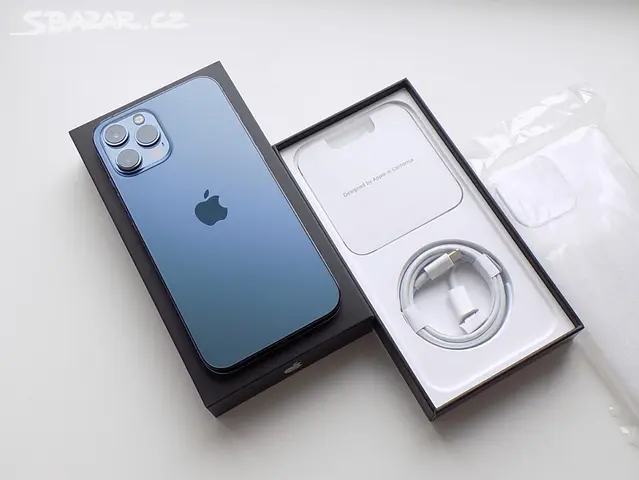 Apple iPhone 12 Pro Max 128GB Pacific Blue - 100% - Ostrava-město ...