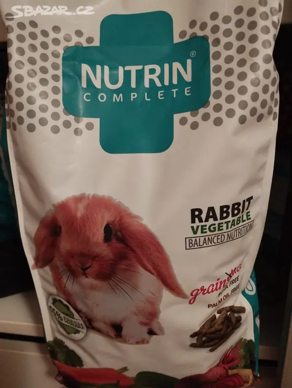 Granule pro králíčka NUTRIN COMPLETE 1,5 kg - Brno, Líšeň - Bazar ...