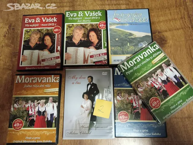 DVD Klipy hudba - Havířov - Bazar - Sbazar.cz