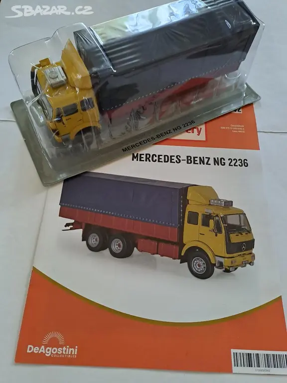 Mercedes Benz NG 2236 1:43 kovový model auta - Stříbro - Bazar - Sbazar.cz