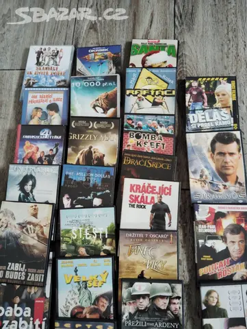 Dvd filmy - Kolešovice, Zderaz - Bazar - Sbazar.cz