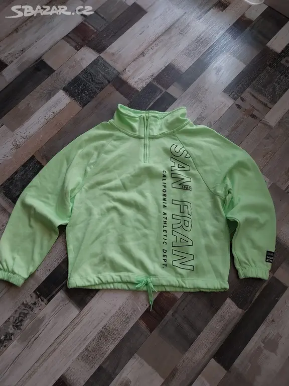 Dívčí sportovní mikina 146/152 H&M nová - Praha, Čimice - Bazar - Sbazar.cz