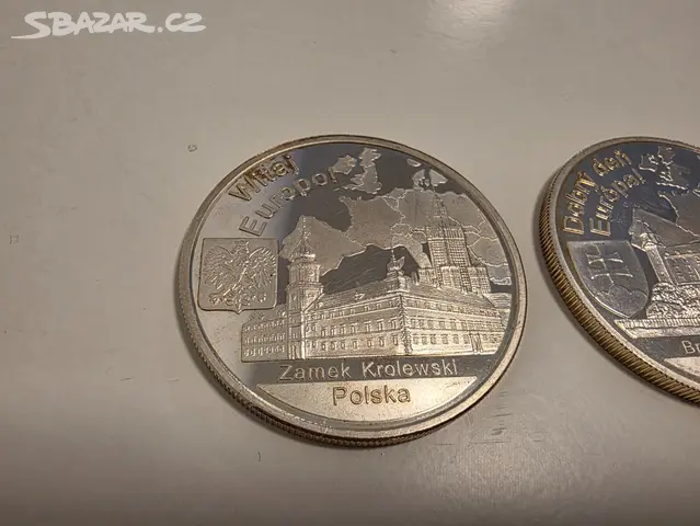 1oz medaile Dobré ráno Evropo 2ks stříbro 999 Euro - Hradec Králové ...