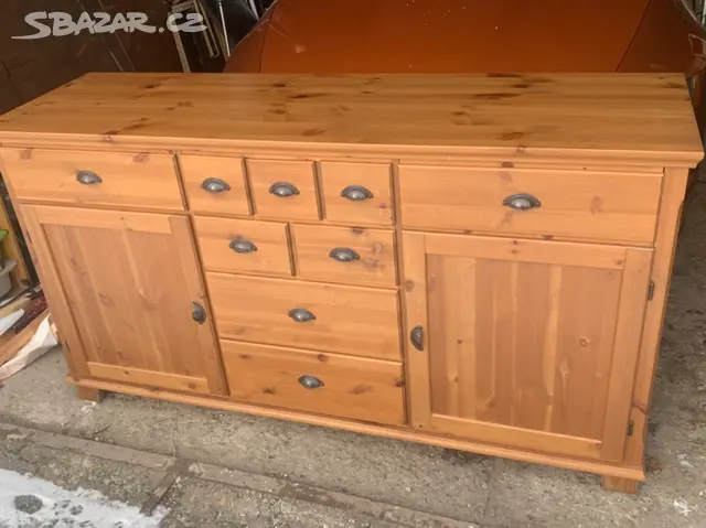 Ikea Markor velká komoda příborník masiv Leksvik - Praha 16 - Bazar ...