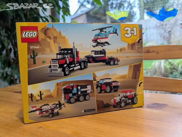 LEGO 31146 Náklaďák s plochou korbou a helikoptéra - Senohraby - Bazar ...