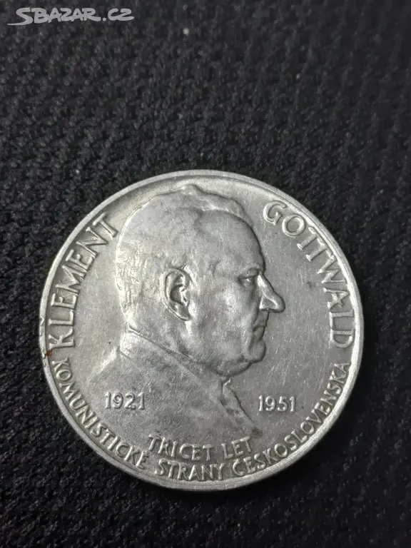 100 kčs Klement Gottwald - Všetaty - Bazar - Sbazar.cz