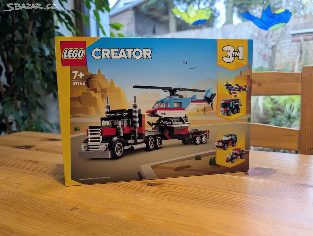 LEGO 31146 Náklaďák s plochou korbou a helikoptéra - Senohraby - Bazar ...