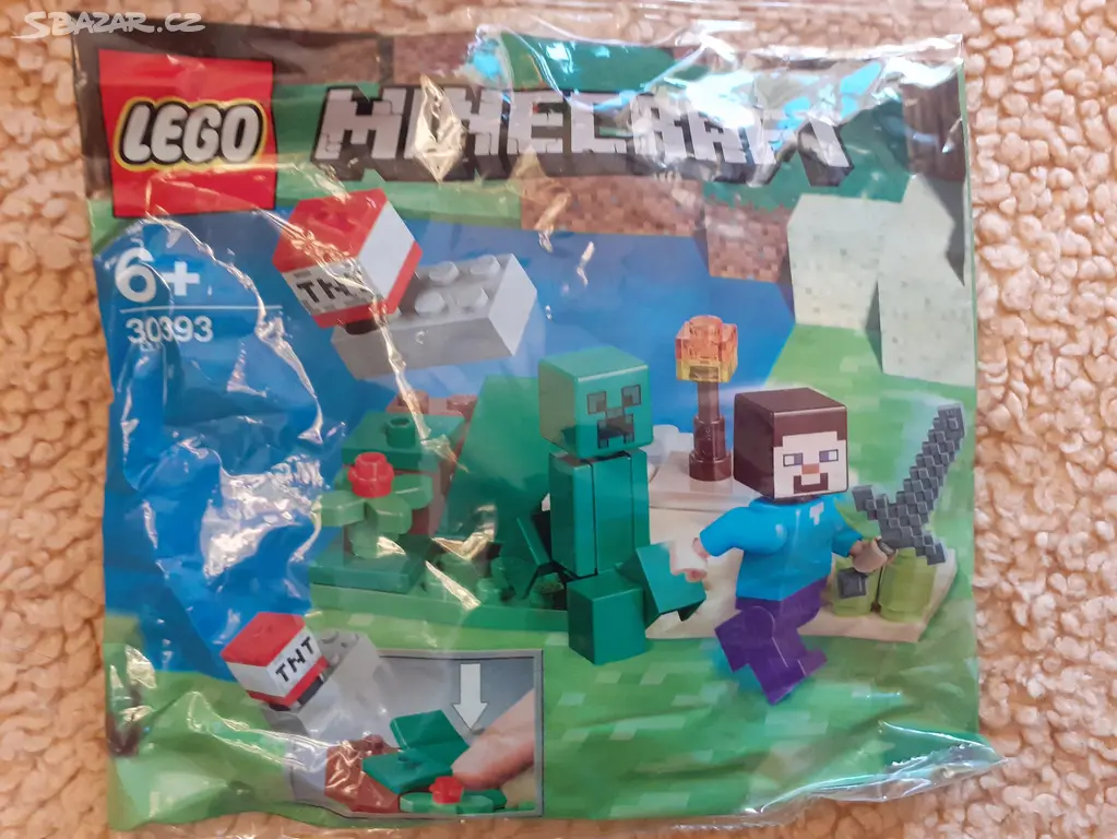 LEGO Minecraft 30393 Steve and Creeper Set - Praha - Bazar - Sbazar.cz