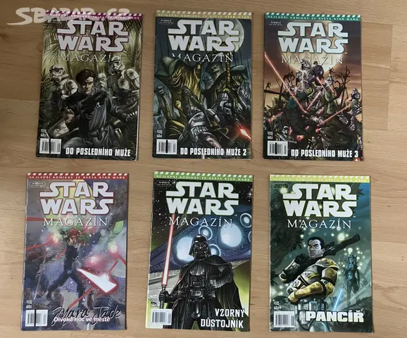 11 dílů Starwars magazínu - Brno-Žebětín - Bazar - Sbazar.cz