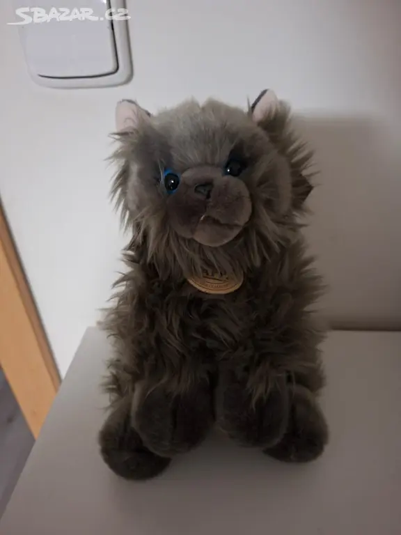 Nová plyšová kočka britská zn.Rappa - Lubná - Bazar - Sbazar.cz