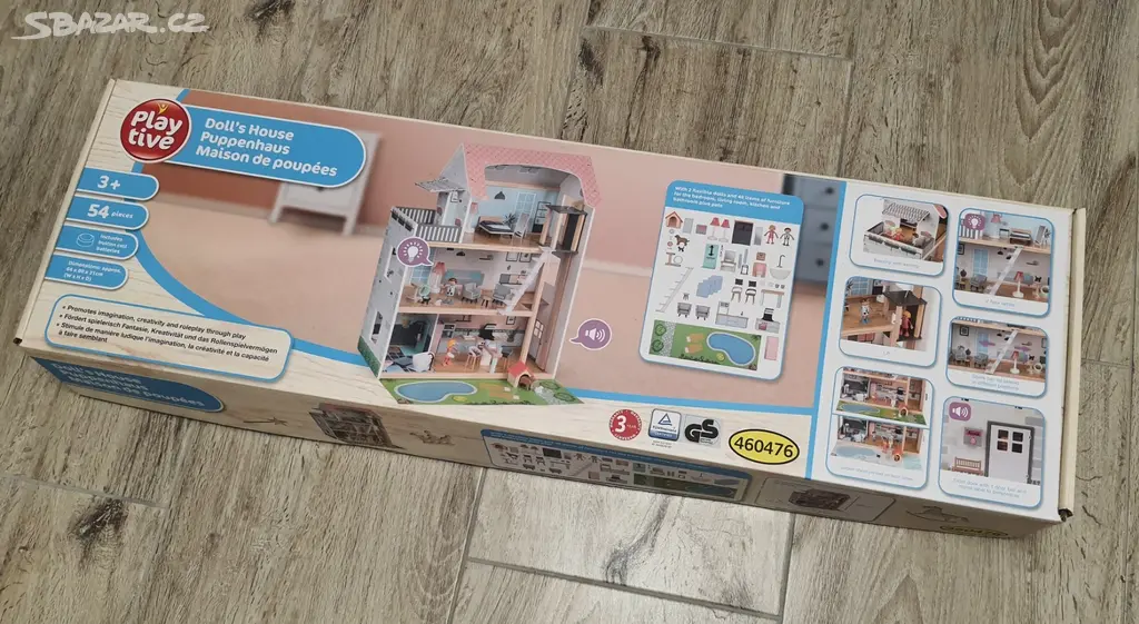 Dřevěný domeček pro panenky Playtive (54 dílů) - Pardubice - Bazar ...