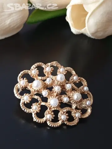 Krásná vintage brož, USA, 70-léta - Praha 8 - Bazar - Sbazar.cz