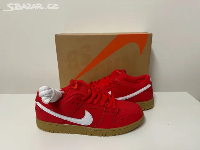Nike Dunk Low SB University Red Gum - Praha 4 - Bazar - Sbazar.cz
