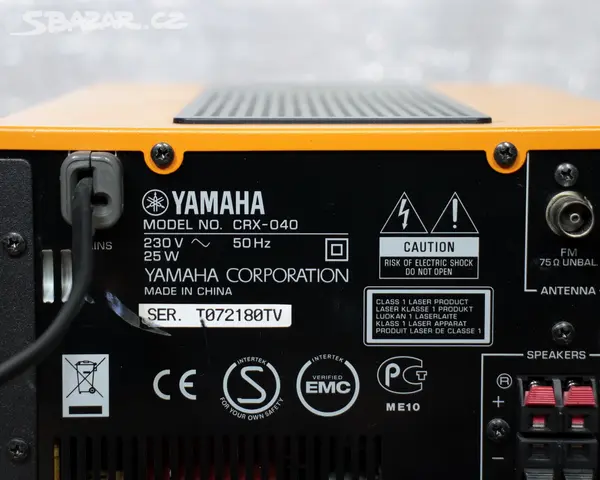 Audiosestava Yamaha MCR-040. - Žamberk - Bazar - Sbazar.cz