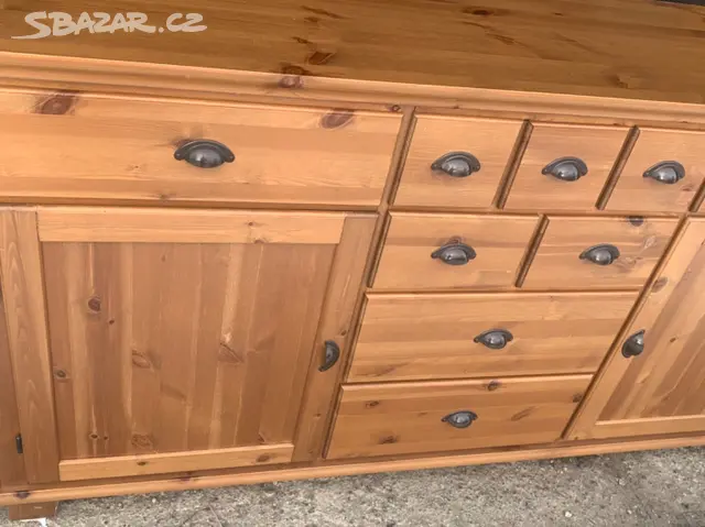 Ikea Markor velká komoda příborník masiv Leksvik - Praha 16 - Bazar ...