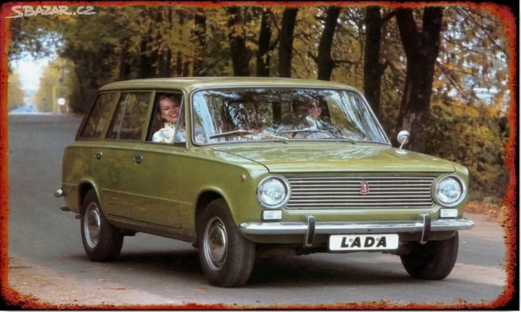 Kovová cedule retro 30x20 LADA GREEN - Praha - Bazar - Sbazar.cz