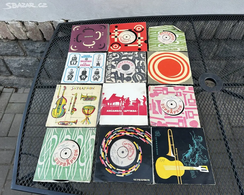 12x Stará retro vinylová deska - Pardubice II - Bazar - Sbazar.cz