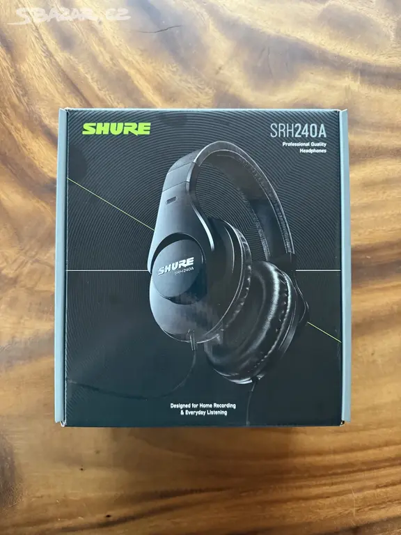 sluchátka SHURE SRH240A BK - Kamenice - Bazar - Sbazar.cz
