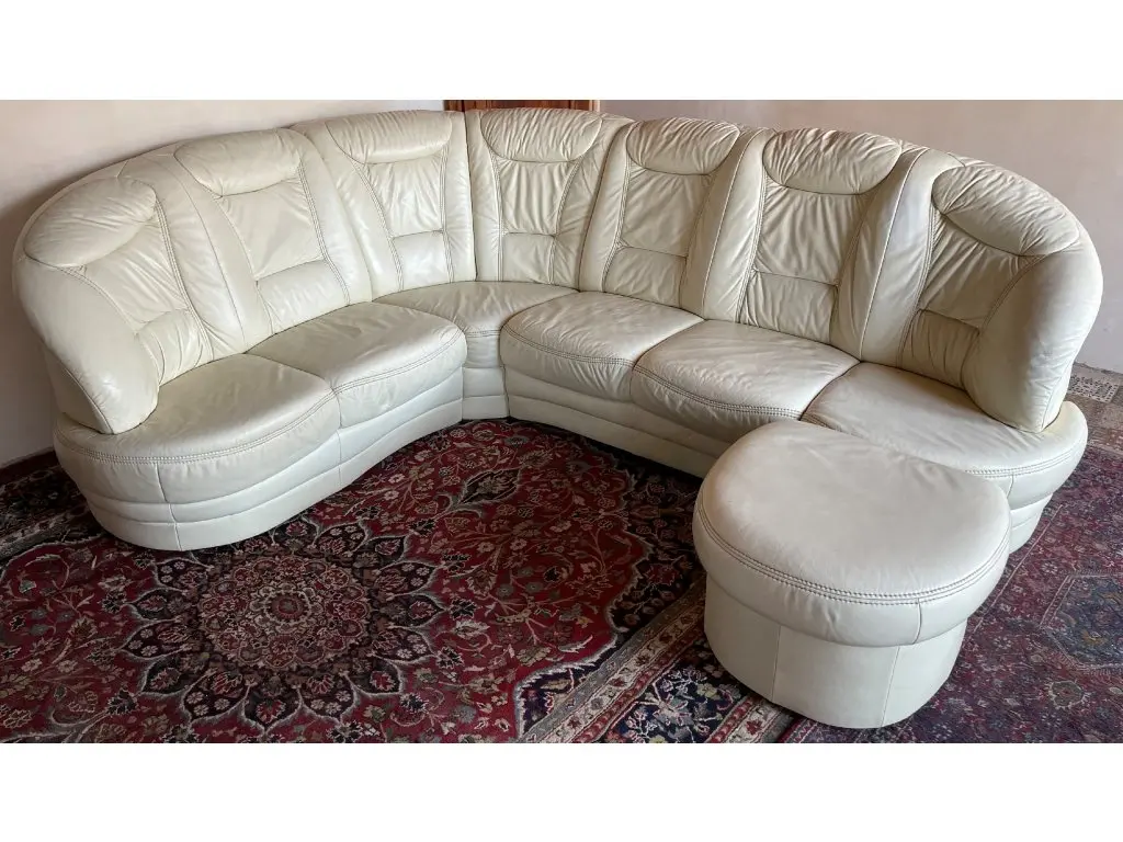 Luxusní rohová kožená sedací souprava, 2292 - Staré Smrkovice - Bazar ...