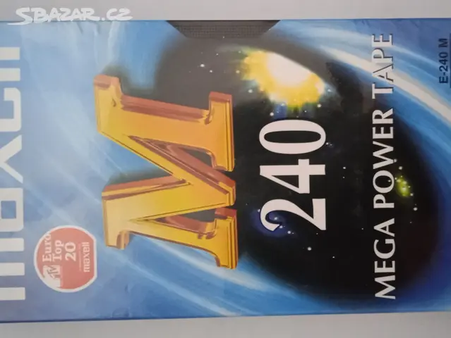 VHS MAXELL - videokazety NOVÉ - Kutná Hora, Sedlec - Bazar - Sbazar.cz