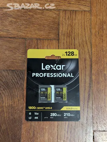 Lexar Professional 1800x SDXC 128 GB UHS-II U3 V60 - Liberec (nečleněné ...