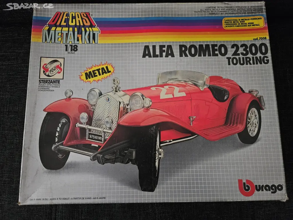 Stavebnice kovový model Alfa Romeo 2300 - Praha, Řeporyje - Bazar ...